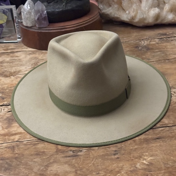 Kemosabe | Accessories | Kemosabe Aspen Grit Tan Beaver Felt Flat Brim ...